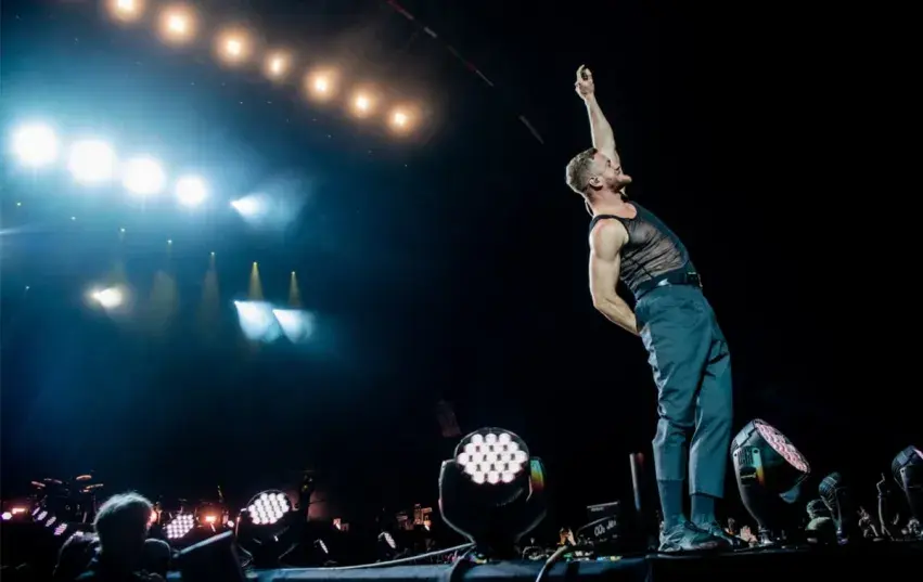 Imagine Dragons in concert at the Stade de France